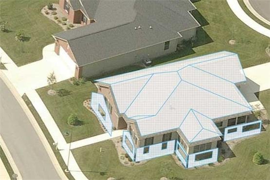 Rooftop Measurements, Aerial and Satellite Roof Measurements - Sky Roof ...